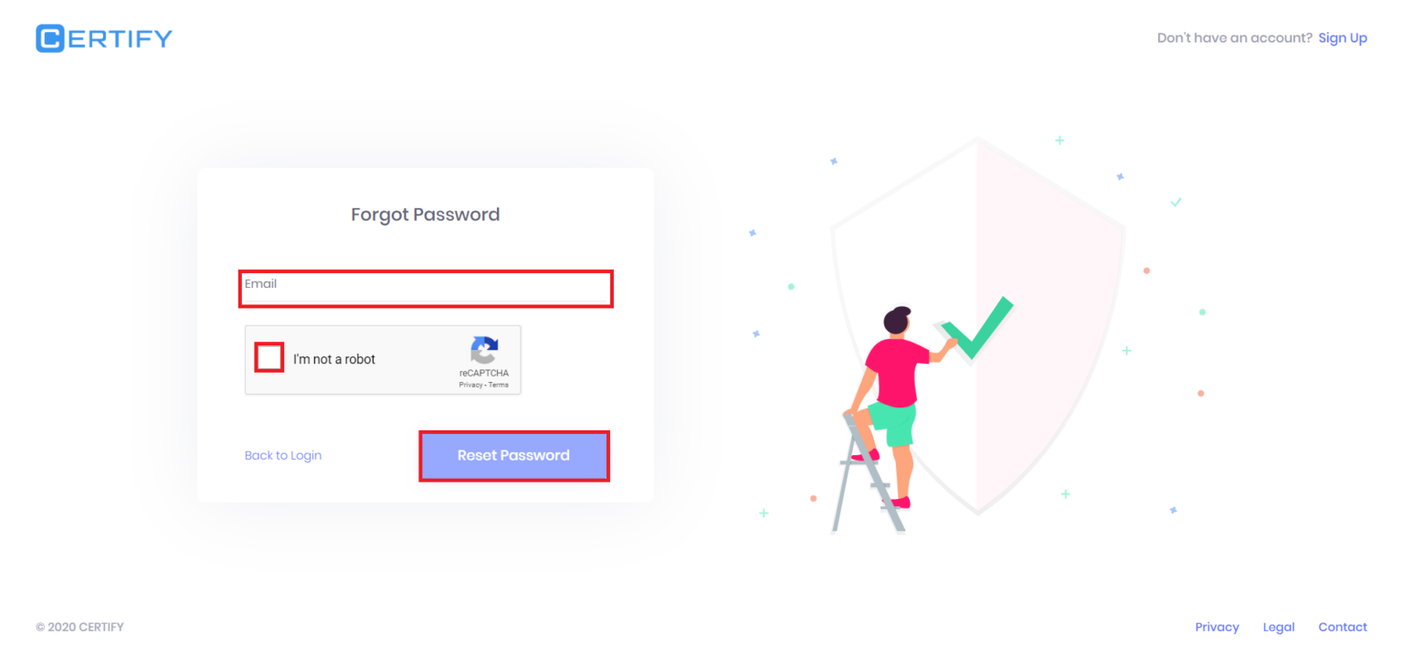 Login – Help Certify – CERTIFY.me