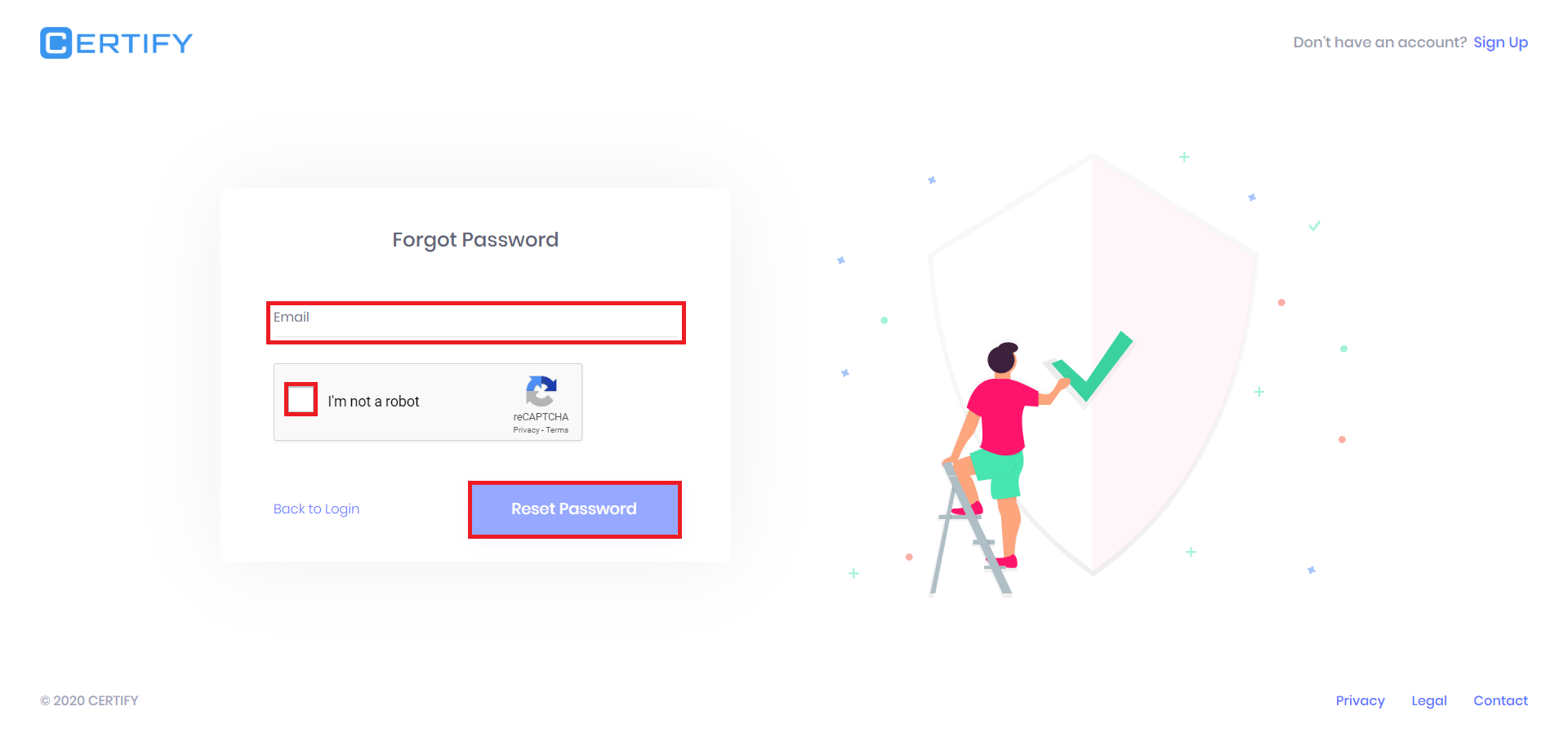 Login – Help Certify – CERTIFY.me