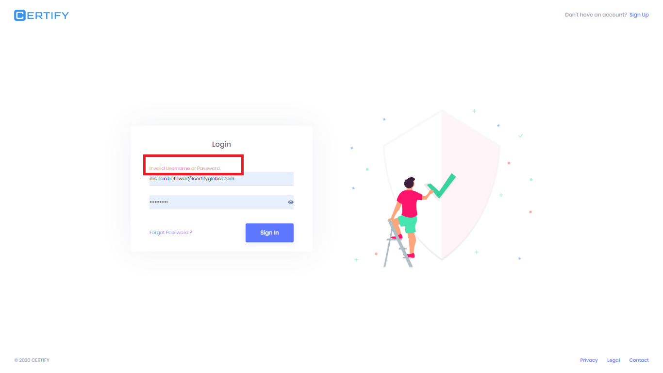 Login – Help Certify – CERTIFY.me