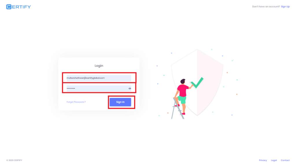 Login – Help Certify – CERTIFY.me