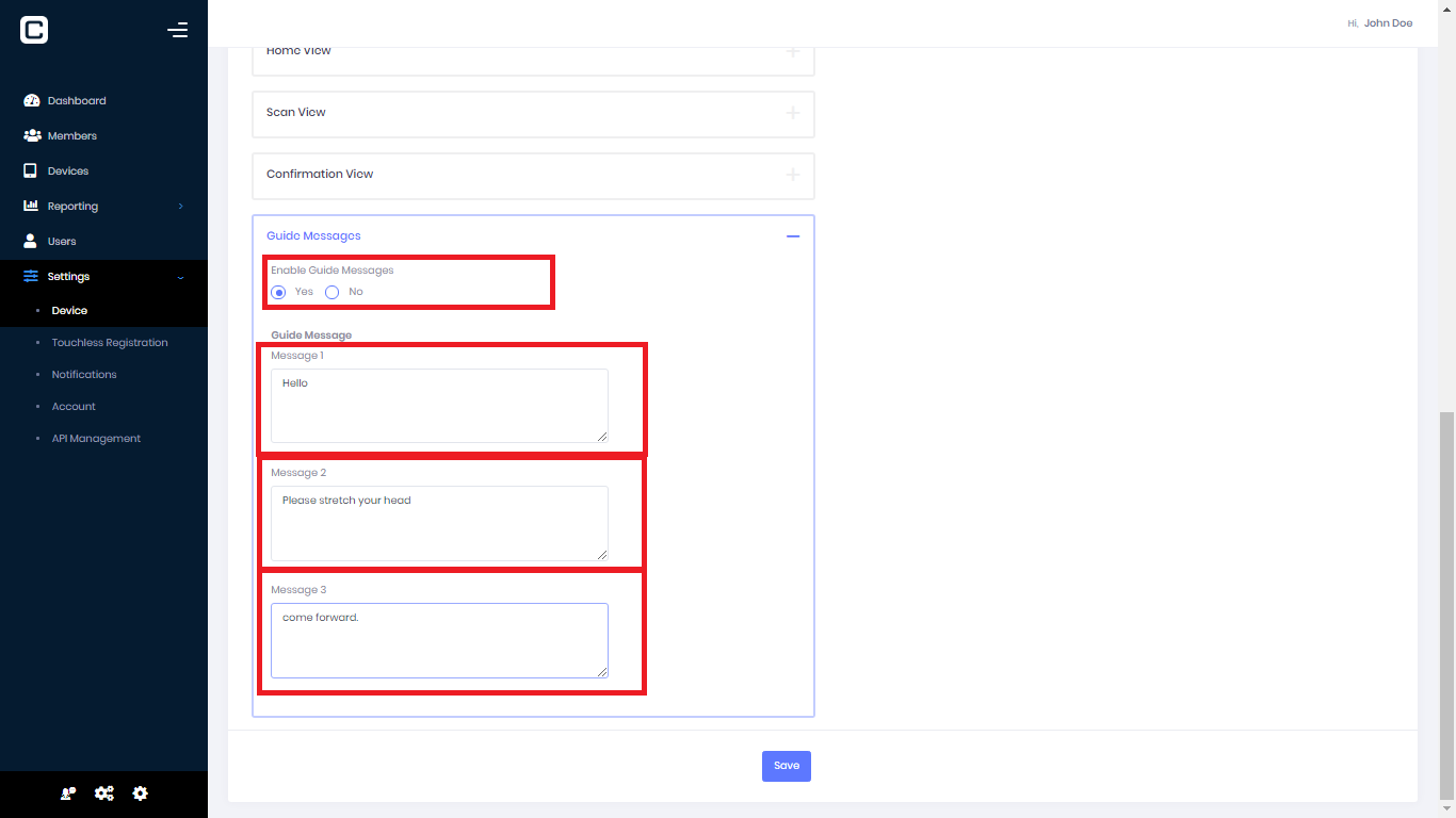 Settings – Help Certify – CERTIFY.me