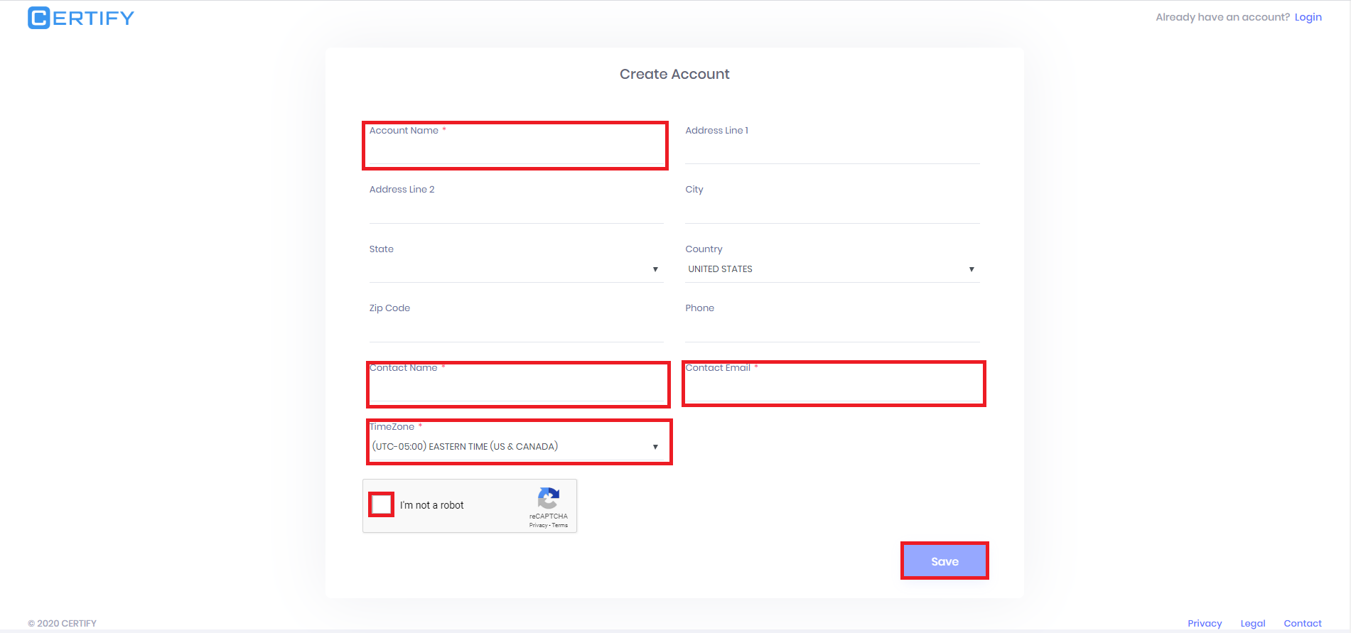 Login – Help Certify – CERTIFY.me