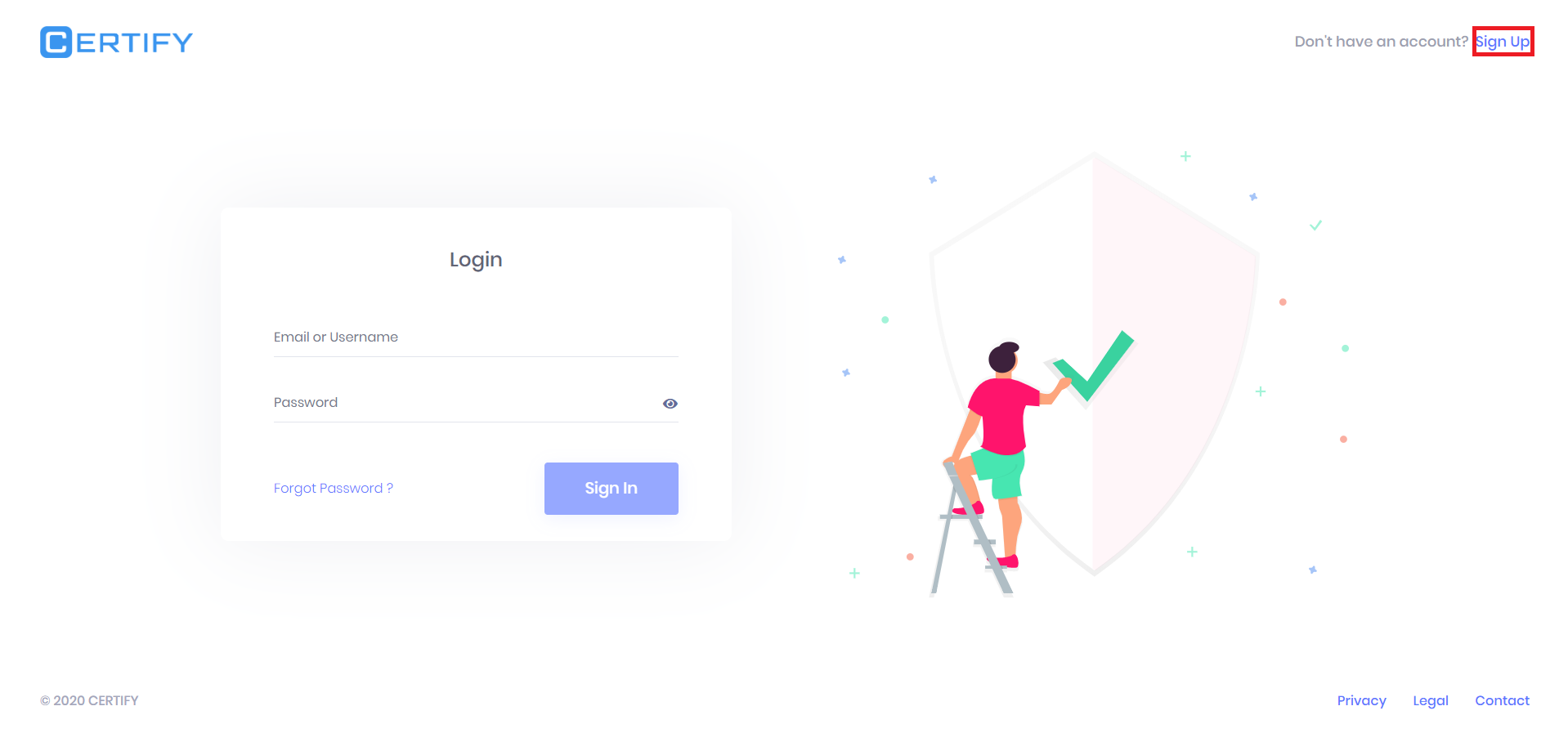 Login – Help Certify – CERTIFY.me
