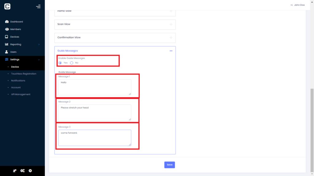 Guide Messages – Help Certify – CERTIFY.me